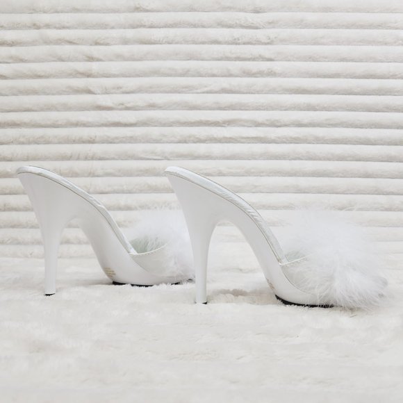 Fabulicious | Shoes | Pleasers Fabulicious Poise Marabou Feather High ...